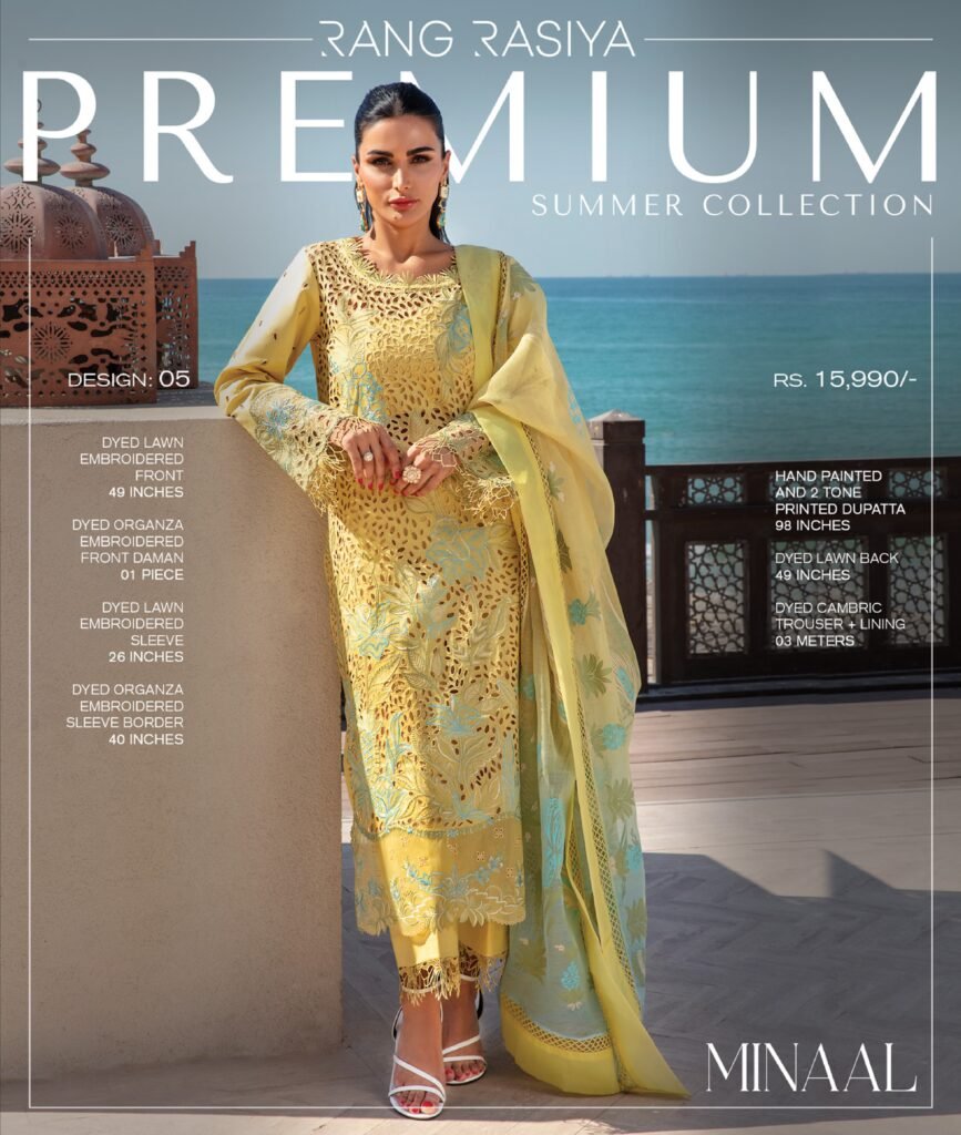 Rang Rasiya Premium Summer '25 | D-05 - BegumSaab | Pakistani Designer ...
