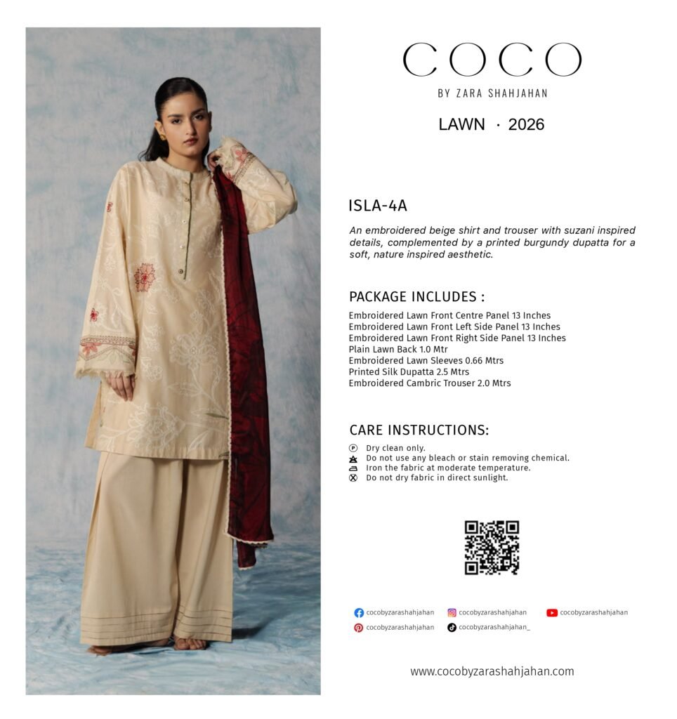 Coco Lawn by Zara Shahjahan 26 | Isal - 4A - BegumSaab | Pakistani ...